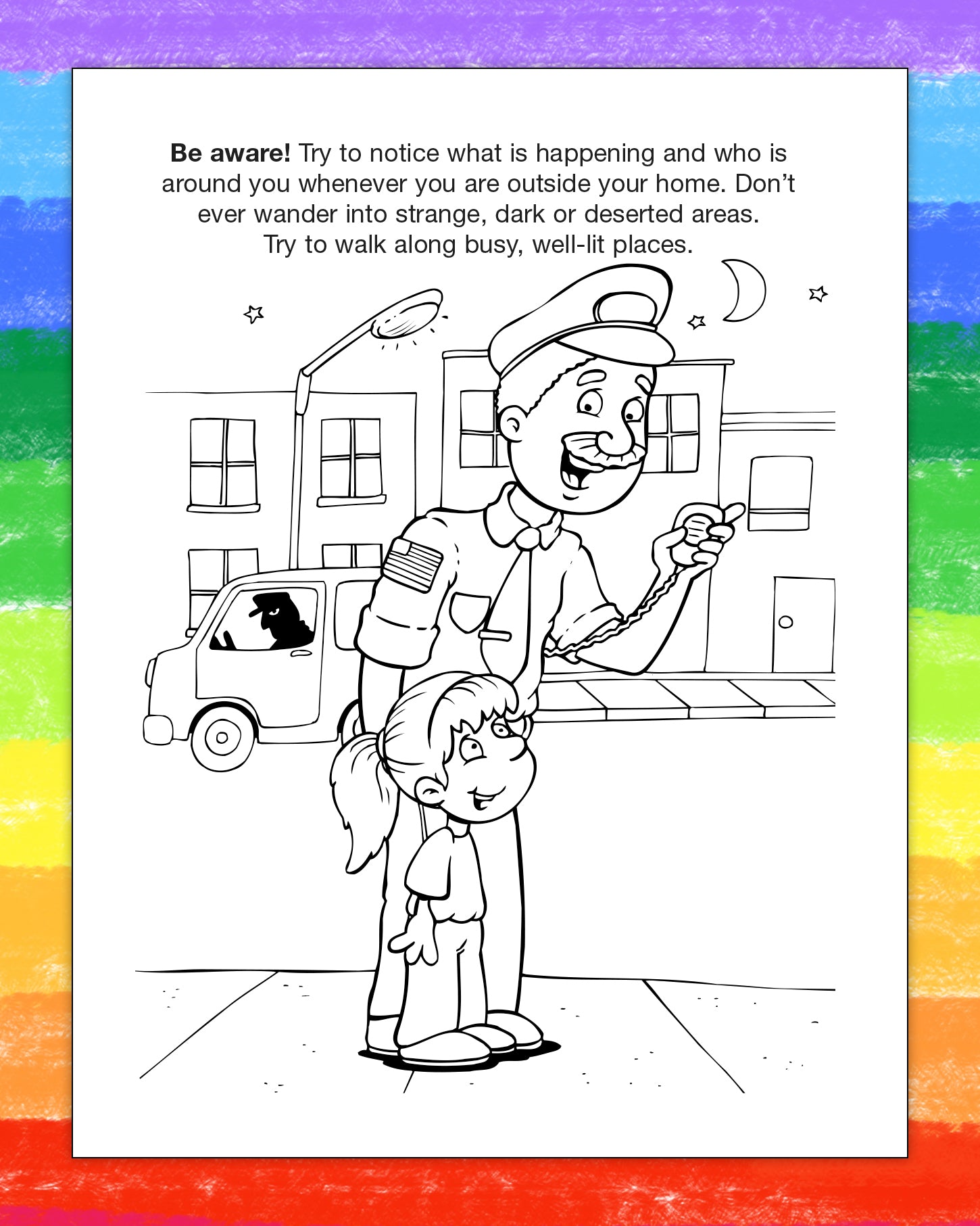 Crime Prevention Custom Coloring Books — ZoCo Products