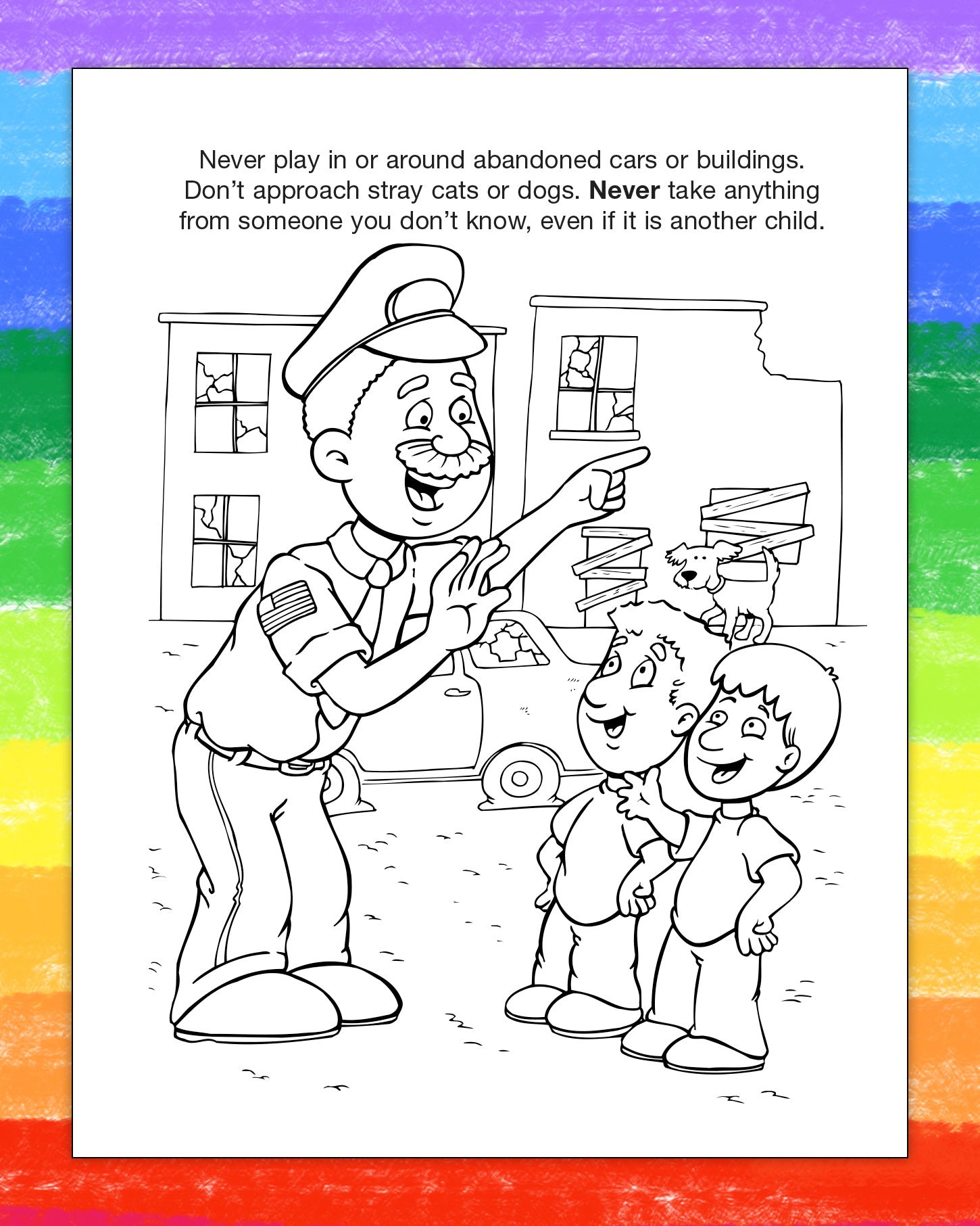 Crime Prevention Custom Coloring Books — ZoCo Products