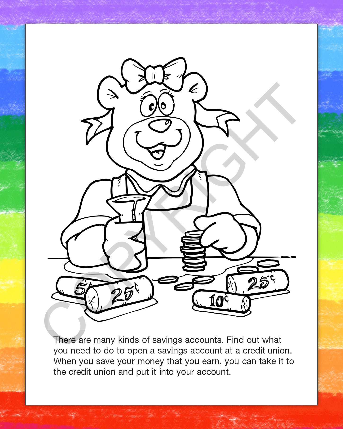 A Trip to The Credit Union - Kids Coloring & Activity Books - 8" x 10 ...