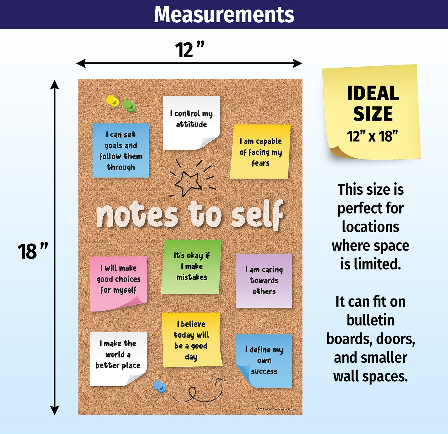 Notes to Self Poster - Growth Mindset — ZoCo Products