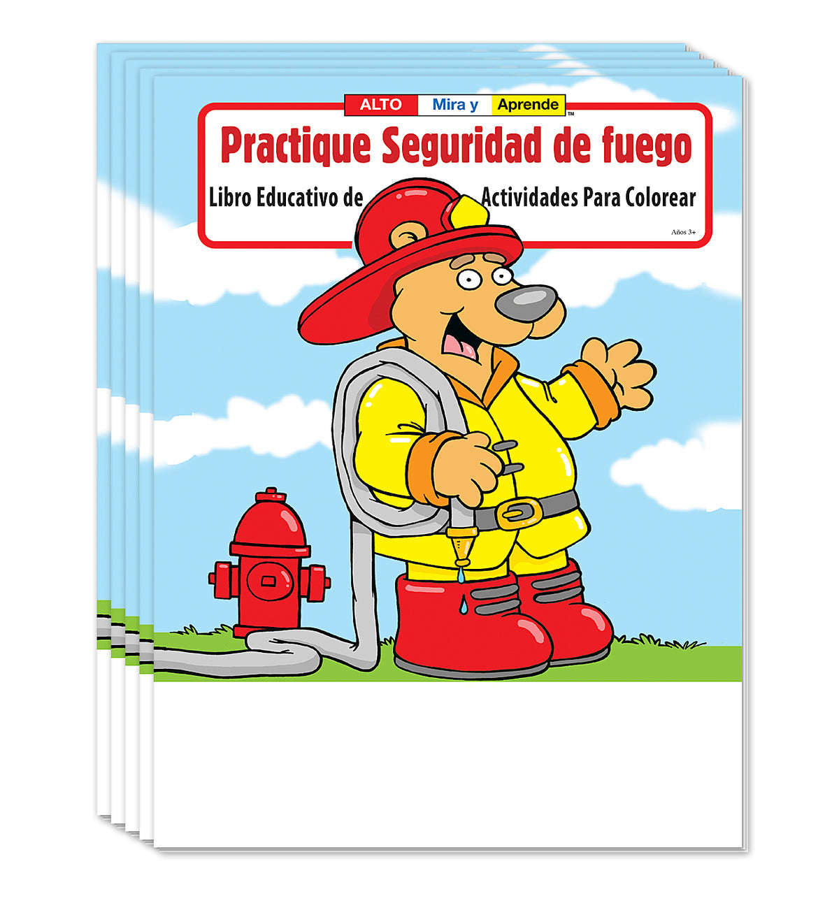 Practice Fire Safety - Spanish Version - Kids Coloring Books — ZoCo ...