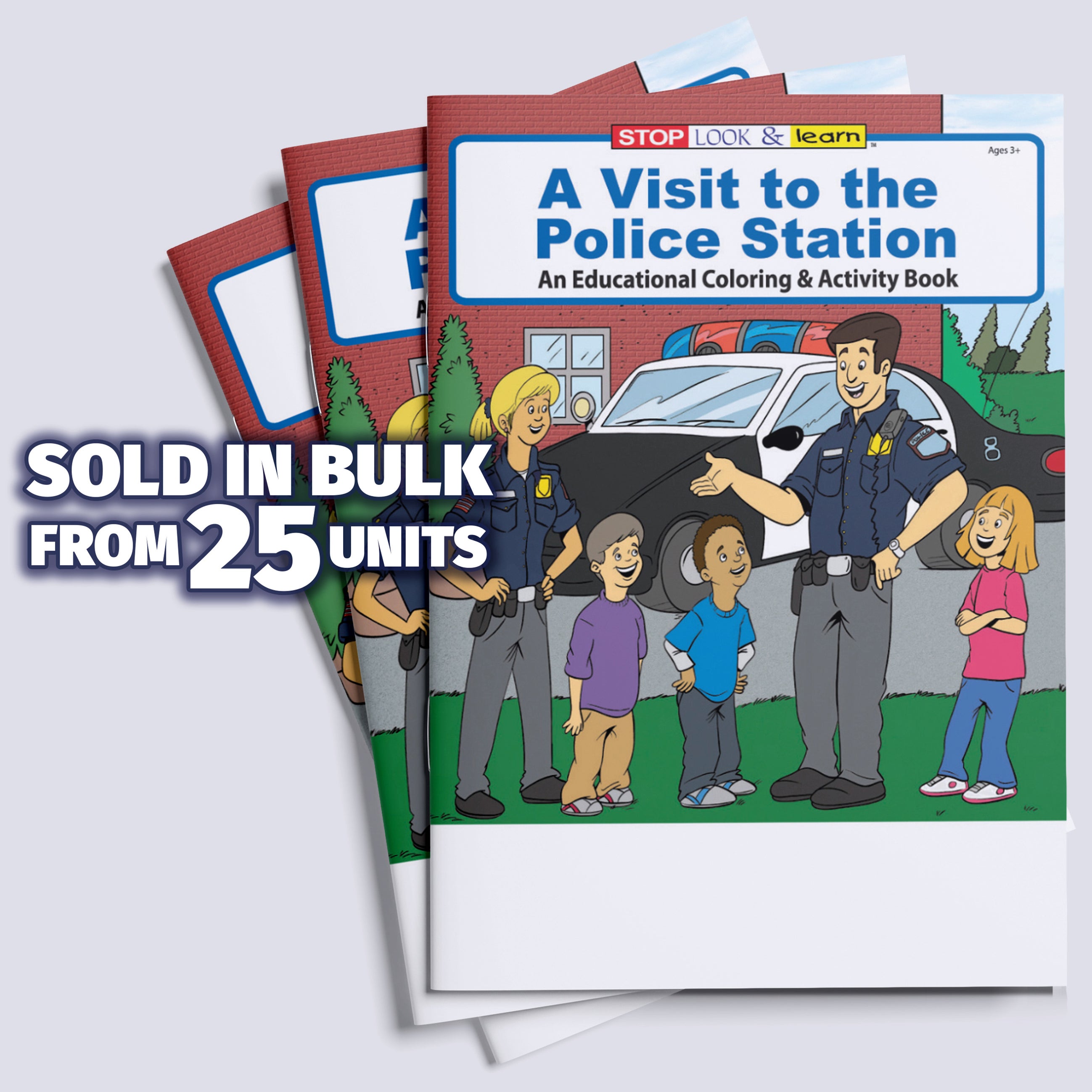 A Visit to The Police Station - Custom Coloring Books — ZoCo Products