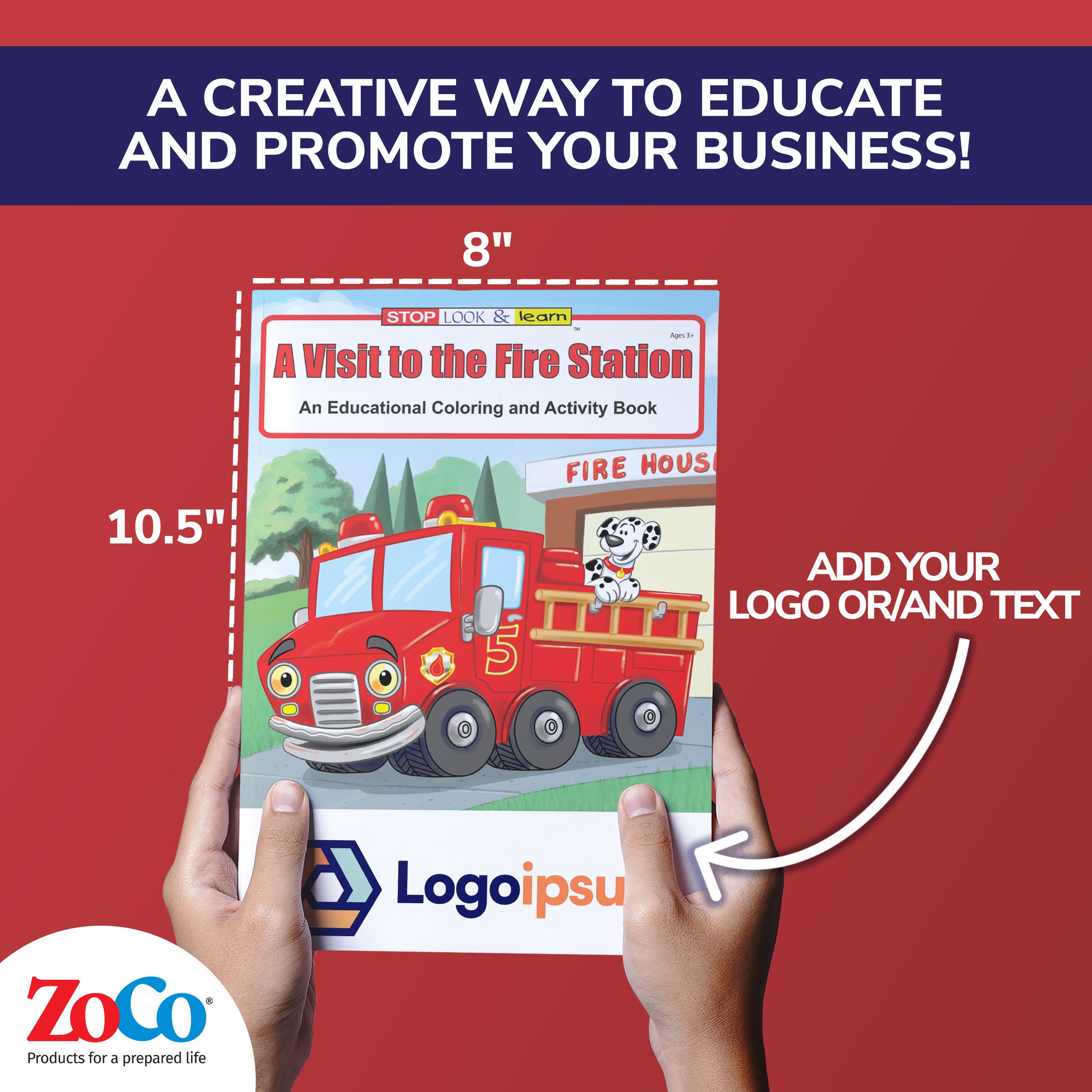 Fire Safety Coloring Books in Bulk - Add Your Imprint — ZoCo Products