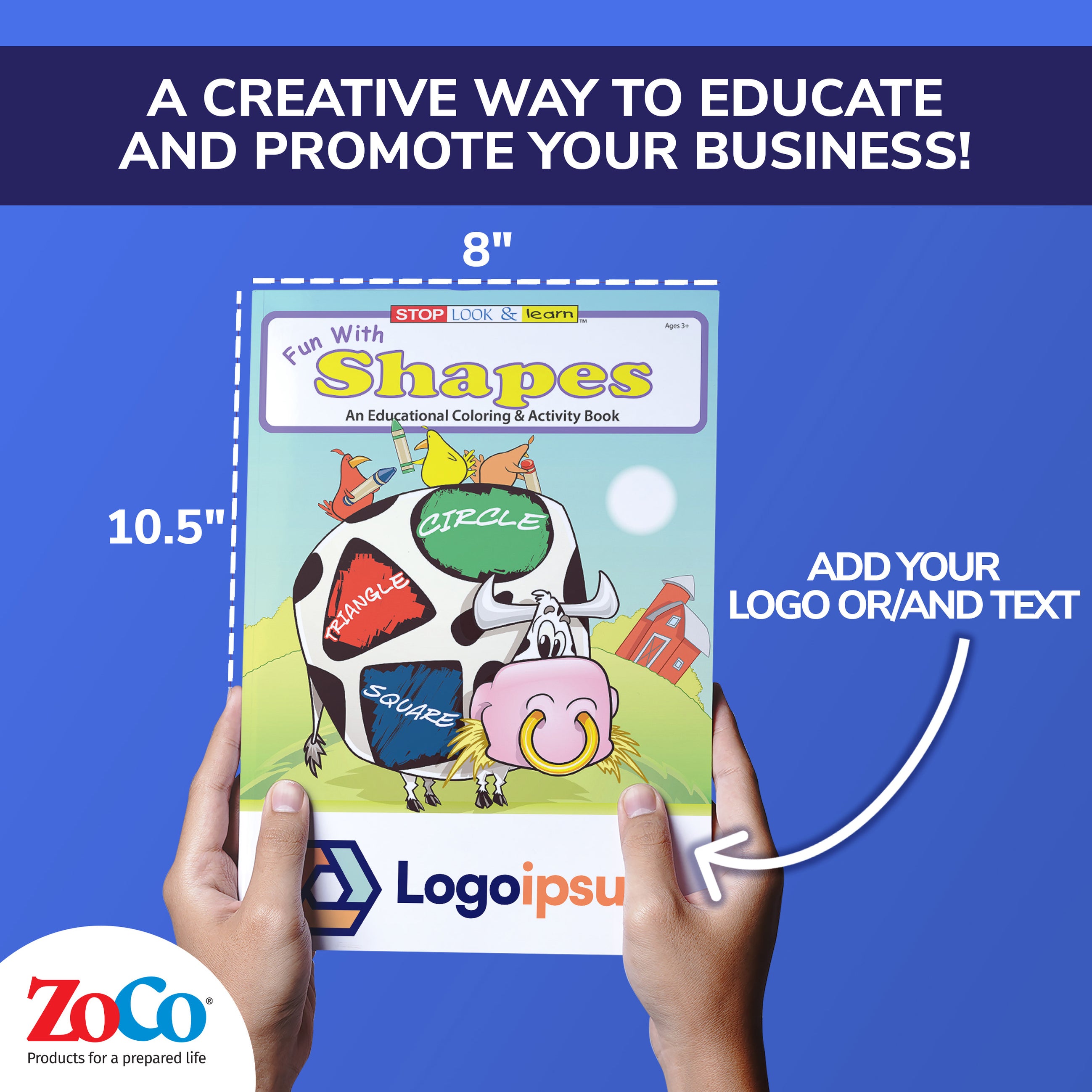 Fun With Shapes Coloring & Activity Books - ZoCo Products