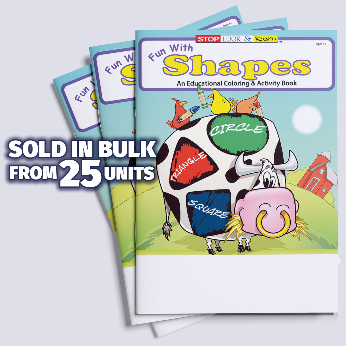 Fun With Shapes Coloring & Activity Books - ZoCo Products
