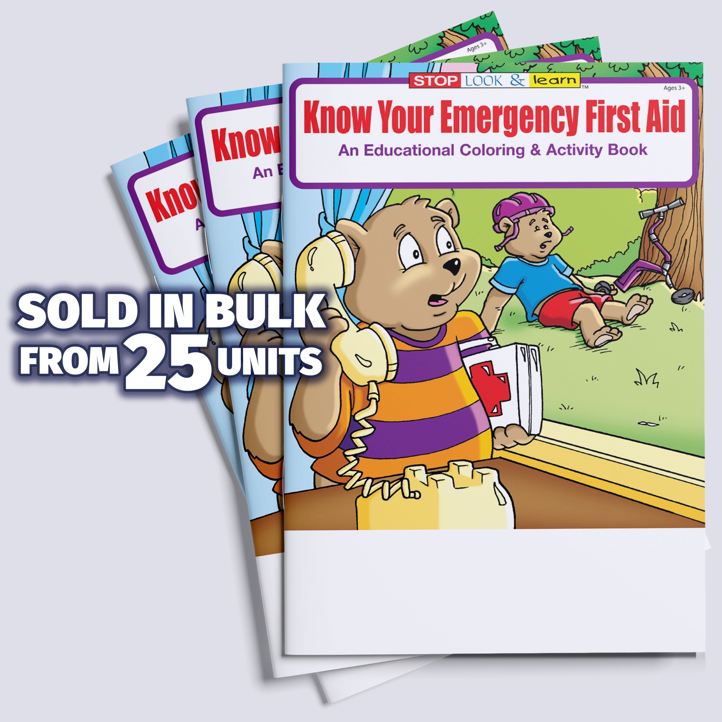 Emergency First Aid for Kids - Custom Coloring Books — ZoCo Products