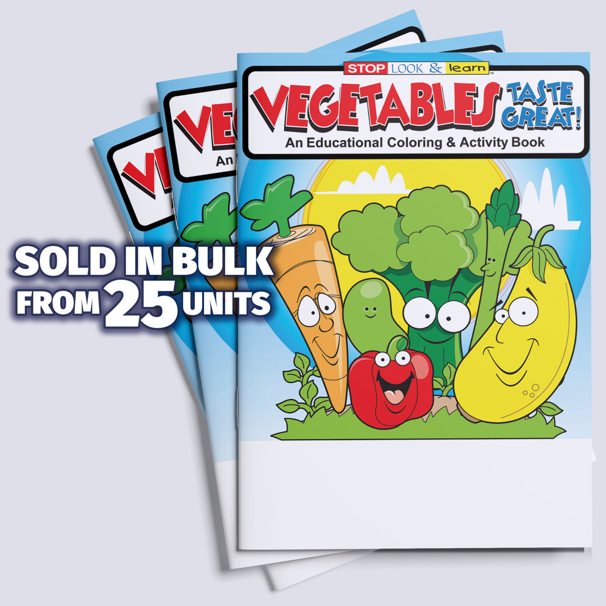 Vegetables Taste Great! - Coloring & Activity Books in Bulk — ZoCo Products
