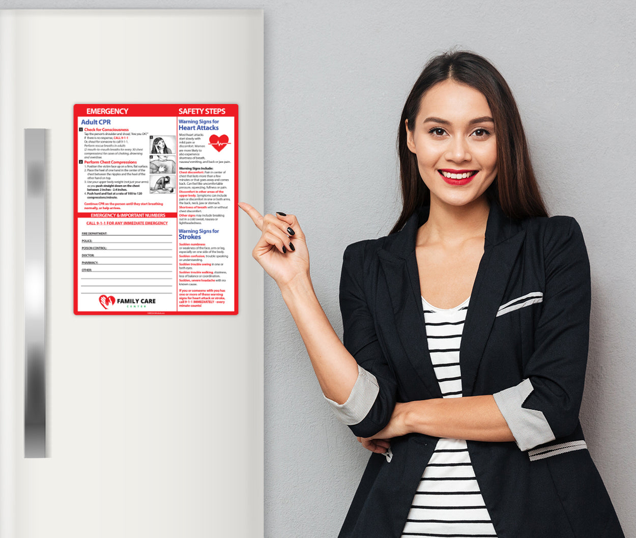 Safety Magnets - CPR/Heart Attack/Stroke Signs — ZoCo Products