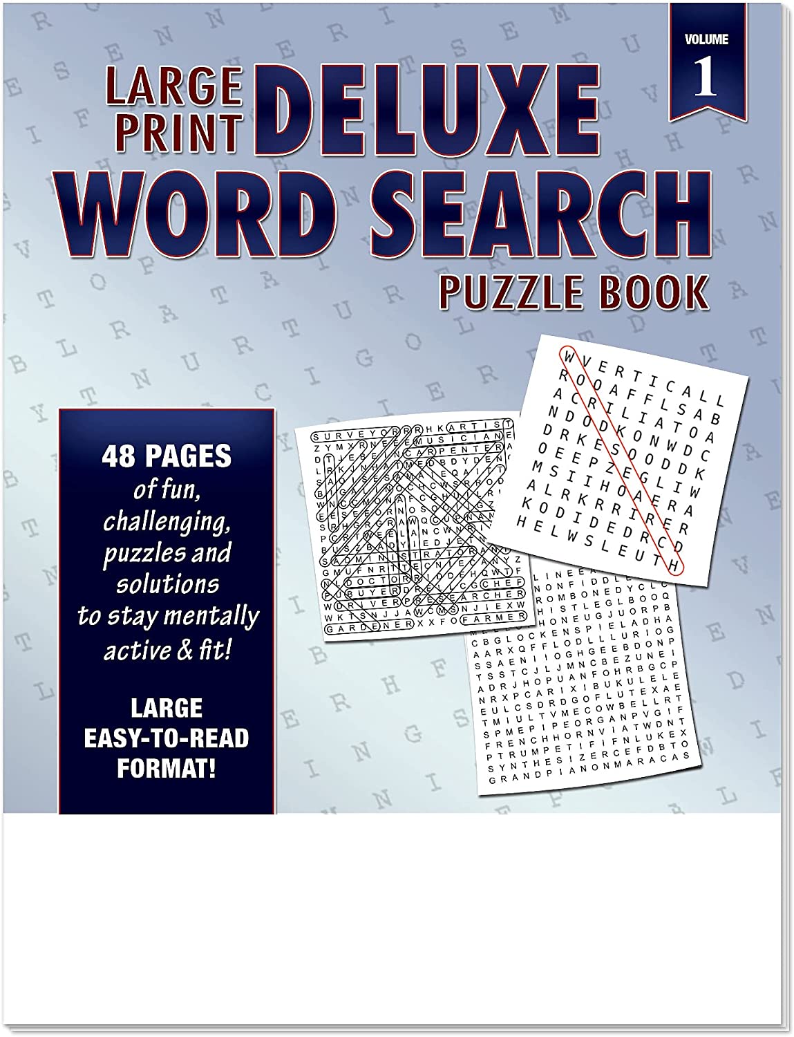 ZoCo Products - Deluxe Large Print Word Search Puzzle Books