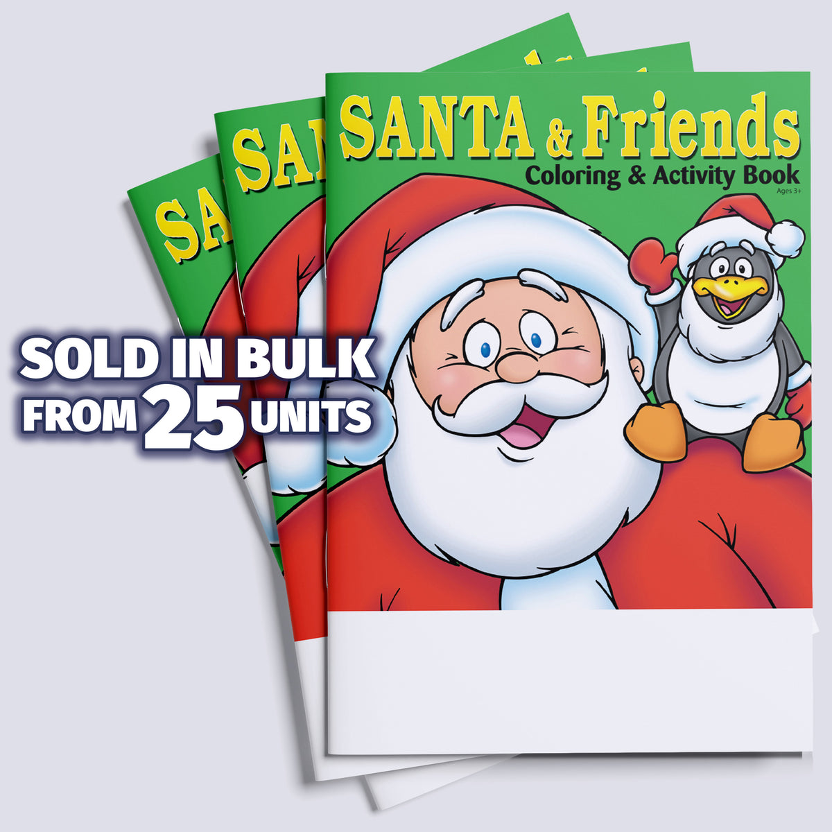 Santa Claus Holiday Coloring & Activity Books in Bulk — ZoCo Products