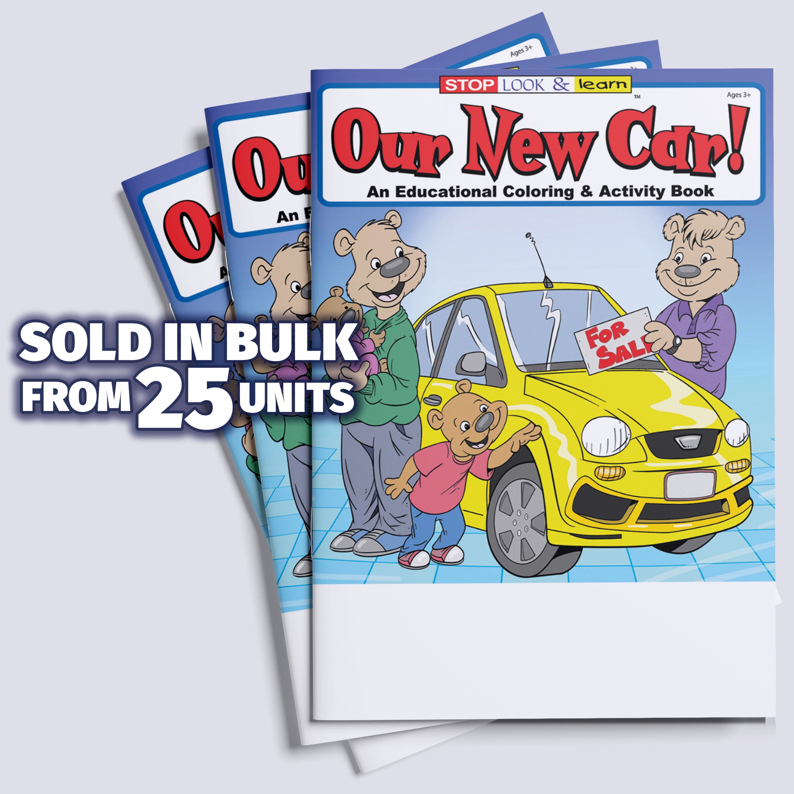 Car Sales Supplies - Our New Car! Custom Coloring Books — ZoCo Products