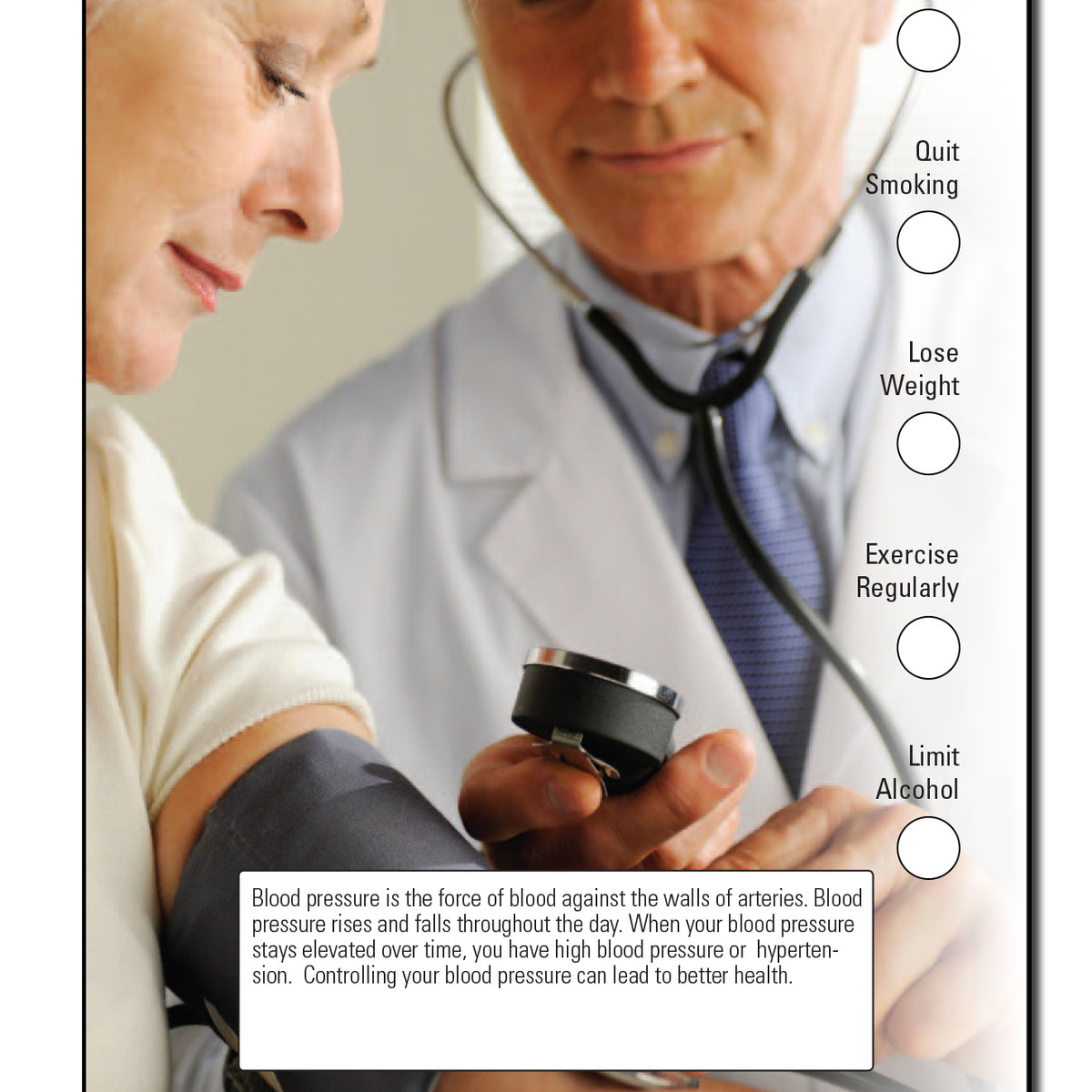 Blood Pressure Slide Chart - Add Your Imprint on 250+ — ZoCo Products