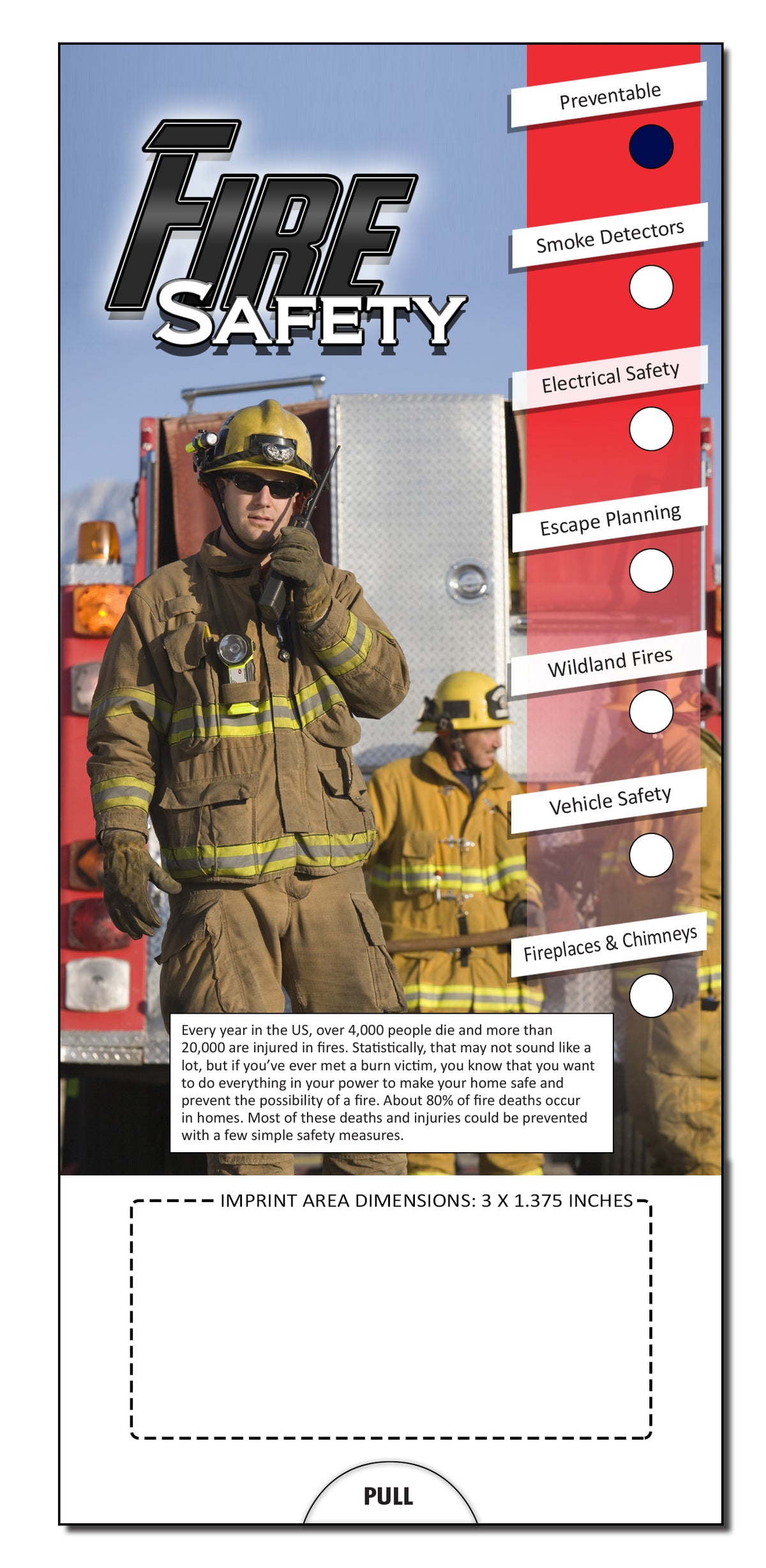 Fire Safety Slide Charts - Add Your Imprint on 250+ — ZoCo Products