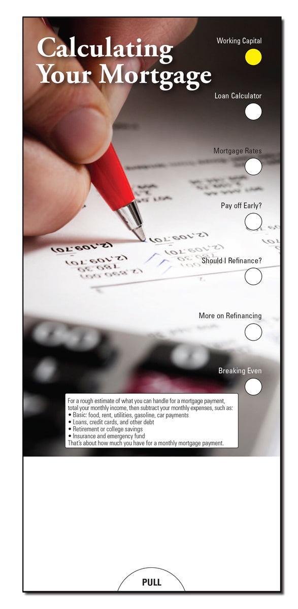 Calculating Your Mortgage Slide Charts - Add Your Imprint on 250 ...