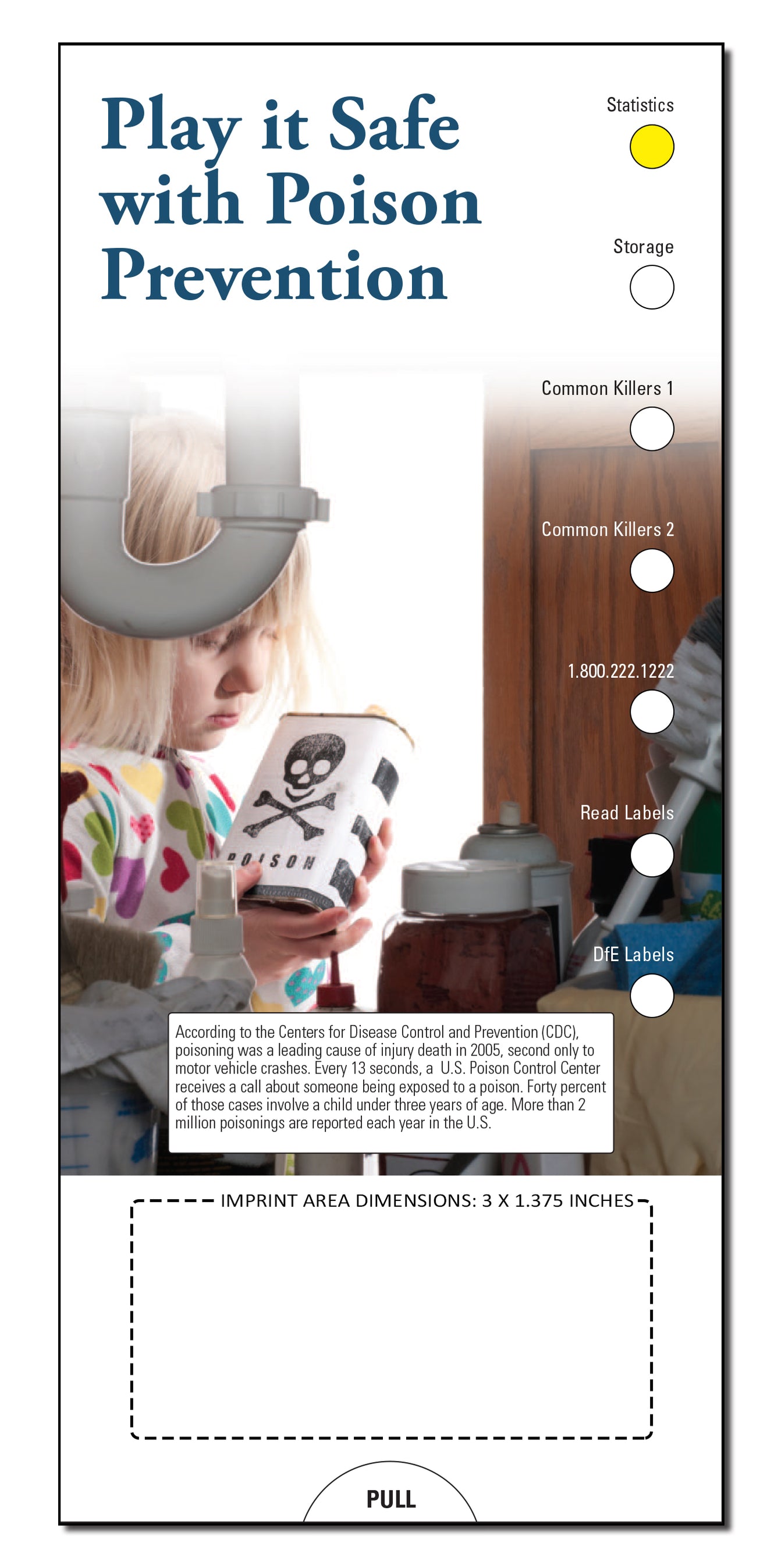 Poison Prevention Slide Charts - Add Your Imprint on 250+ — ZoCo Products