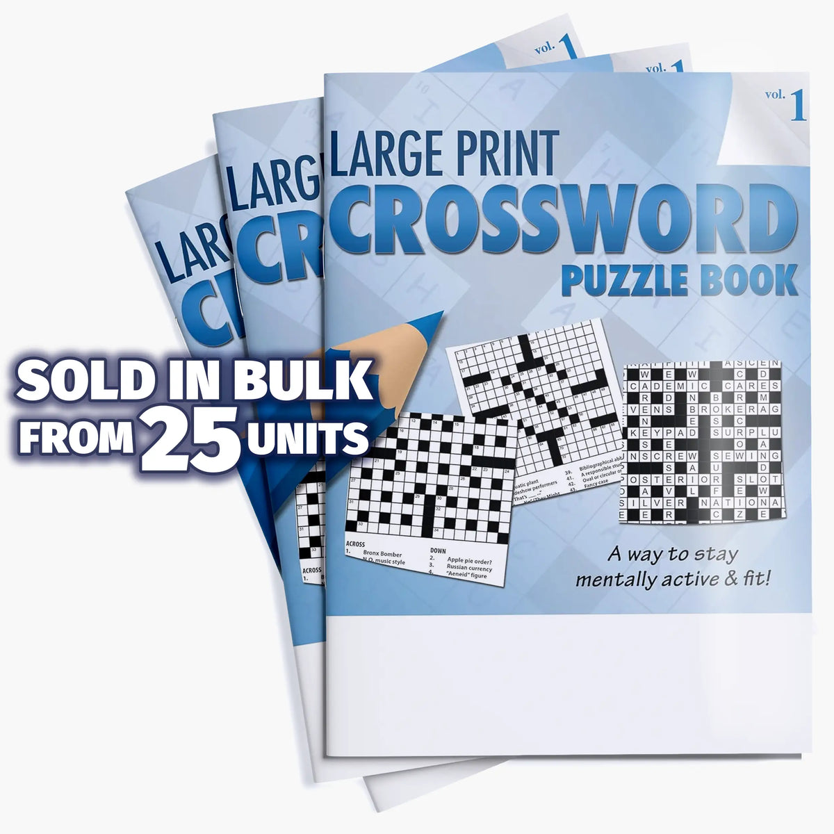 ZoCo - Large Print Crossword Puzzle Books in Bulk — ZoCo Products
