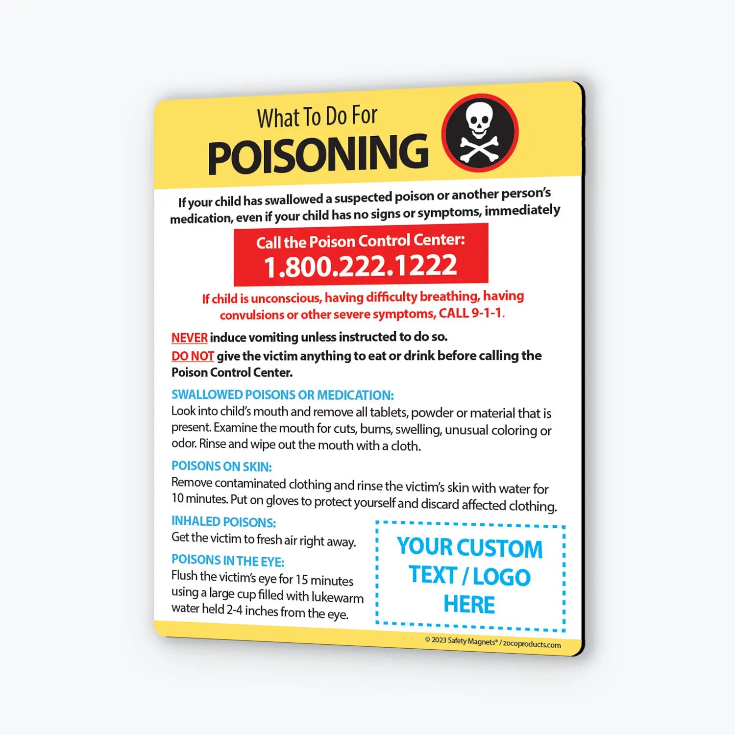 Poisoning First Aid