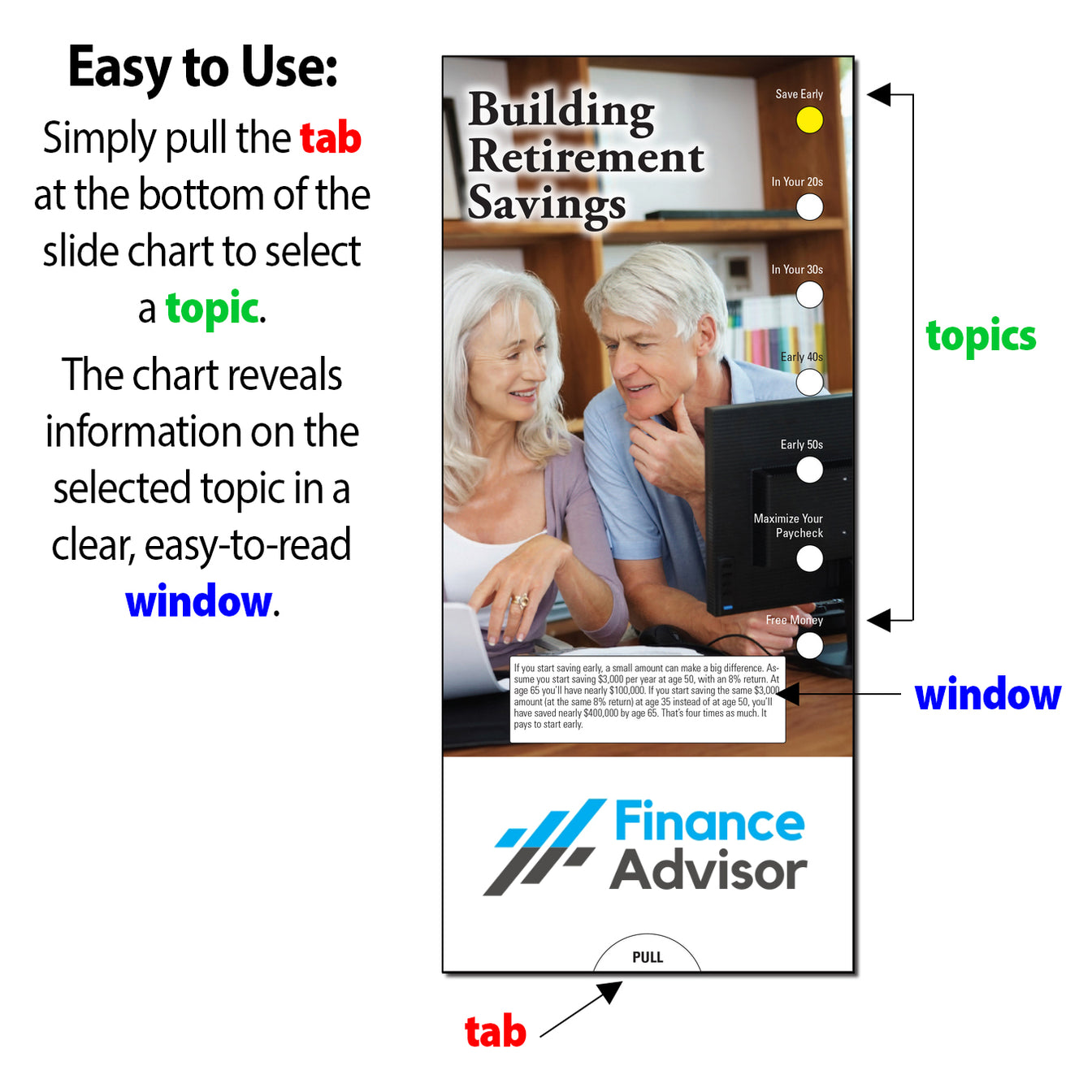 Building Retirement Savings Slide Charts - Add Your Imprint on 250 ...