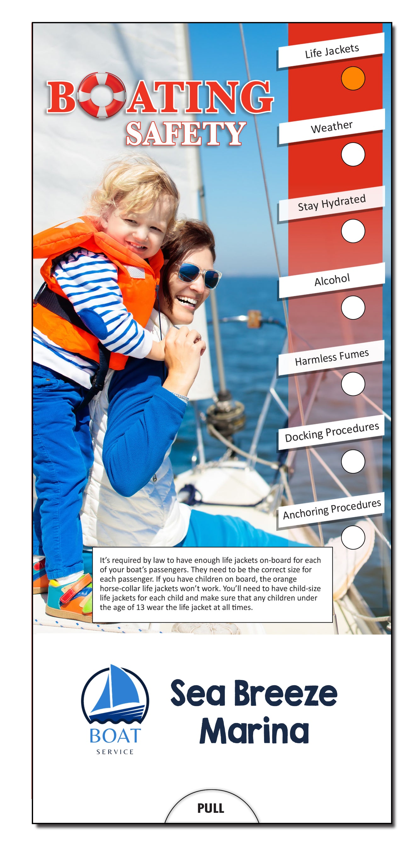 Boating Safety Slide Charts - Add Your Imprint on 250+ — ZoCo Products