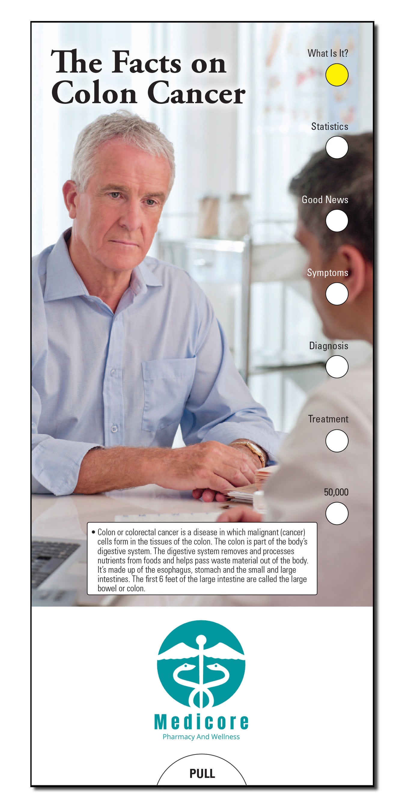 The Facts on Colon Cancer Slide Charts - Add Your Imprint on 250 ...