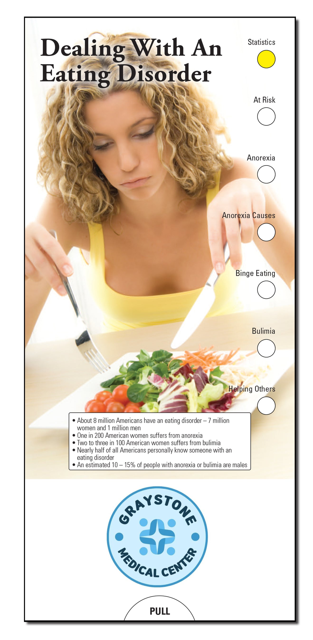 Dealing With An Eating Disorder Slide Charts - Add Your Imprint on 250 ...