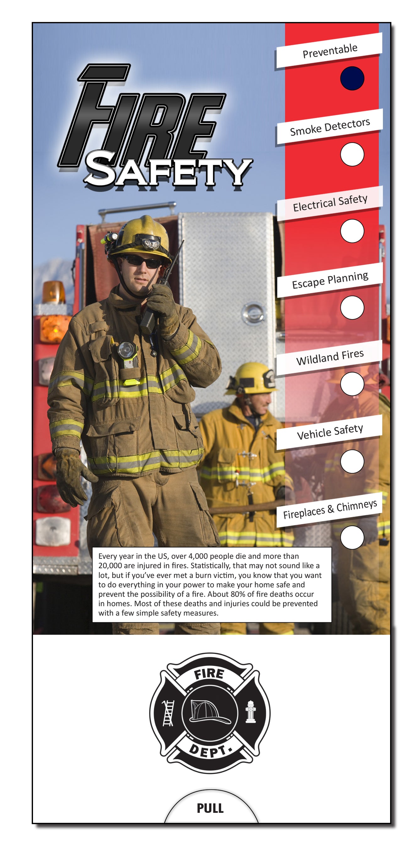 Fire Safety Slide Charts - Add Your Imprint on 250+ — ZoCo Products