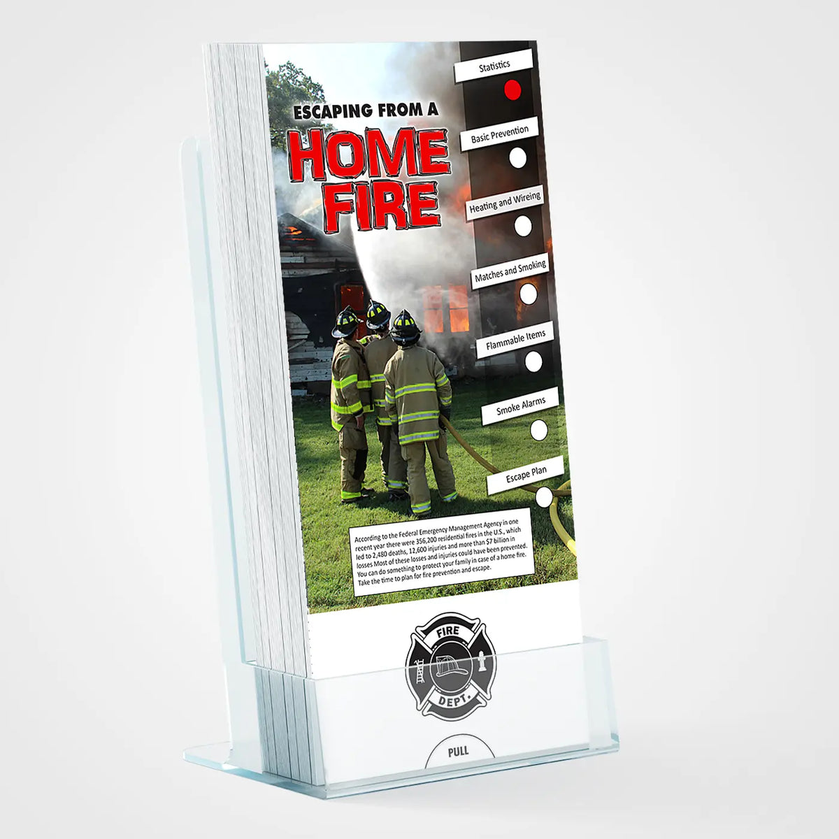 Escaping From A Home Fire Slide Charts - Add Your Imprint on 250+ — ZoCo Products