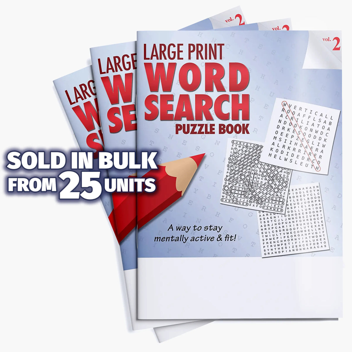 ZoCo Products - Large Print Word Search Puzzle Books