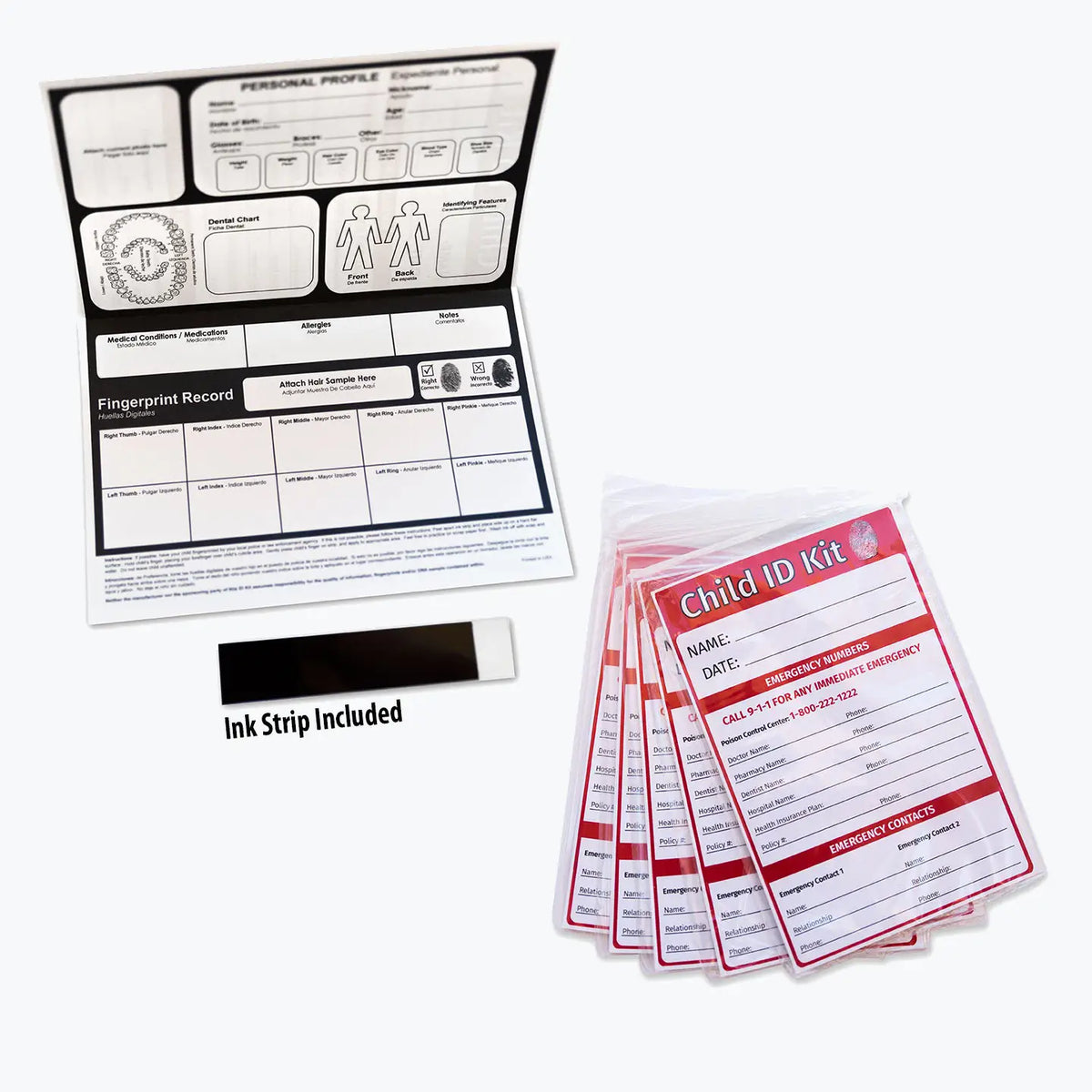 Child ID & Fingerprinting Kits - 5.5" x 8.25" - (Min.Qty 5) — ZoCo Products
