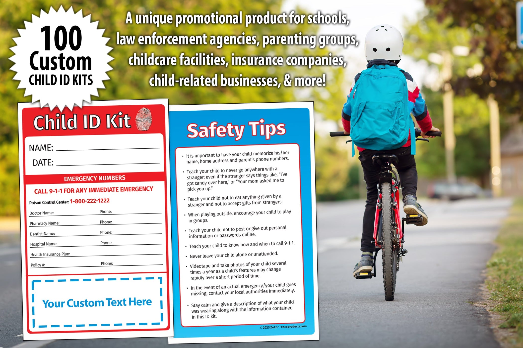 Child ID & Fingerprinting Kits - 5.5" x 8.25" - (Min.Qty 5) — ZoCo Products