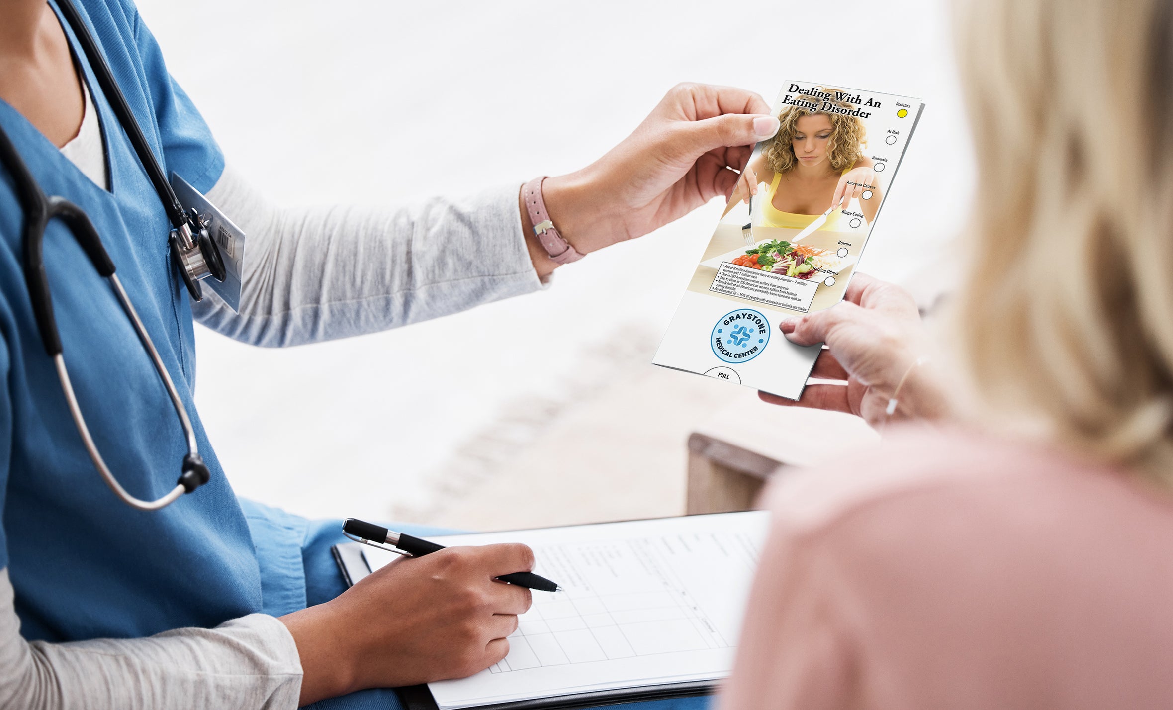Dealing With An Eating Disorder Slide Charts - Add Your Imprint on 250 ...