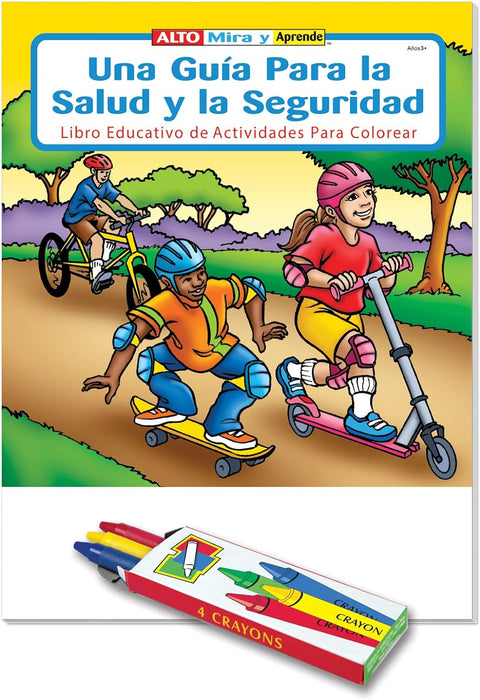 A Guide to Health & Safety - Spanish Version - Custom Coloring Books ...
