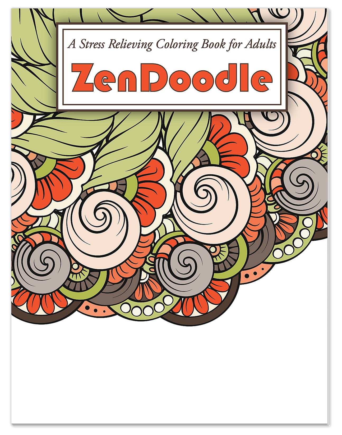 ZENDOODLE - Adult Sress Relieving Coloring Books - 8" x 10.5" — ZoCo ...