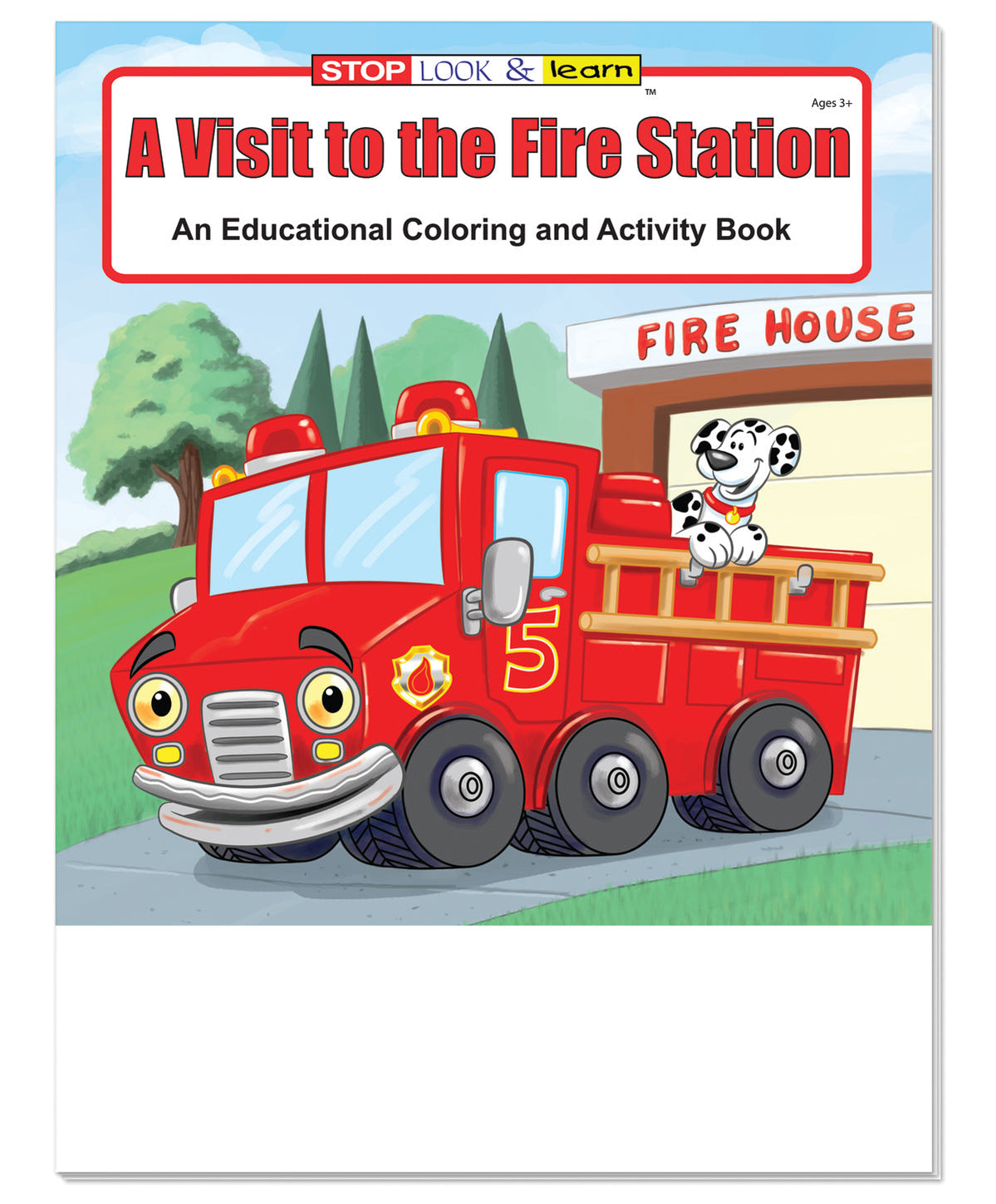 25 Pack - A Visit to The Fire Station Kid's Coloring & Activity Books ...