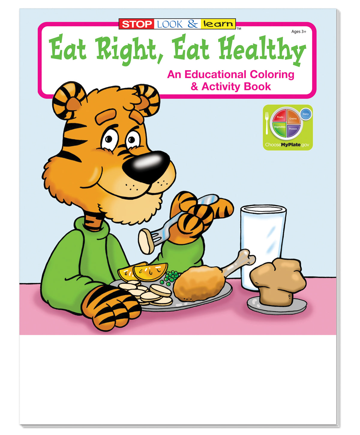 Eating Healthy Food Coloring Pages