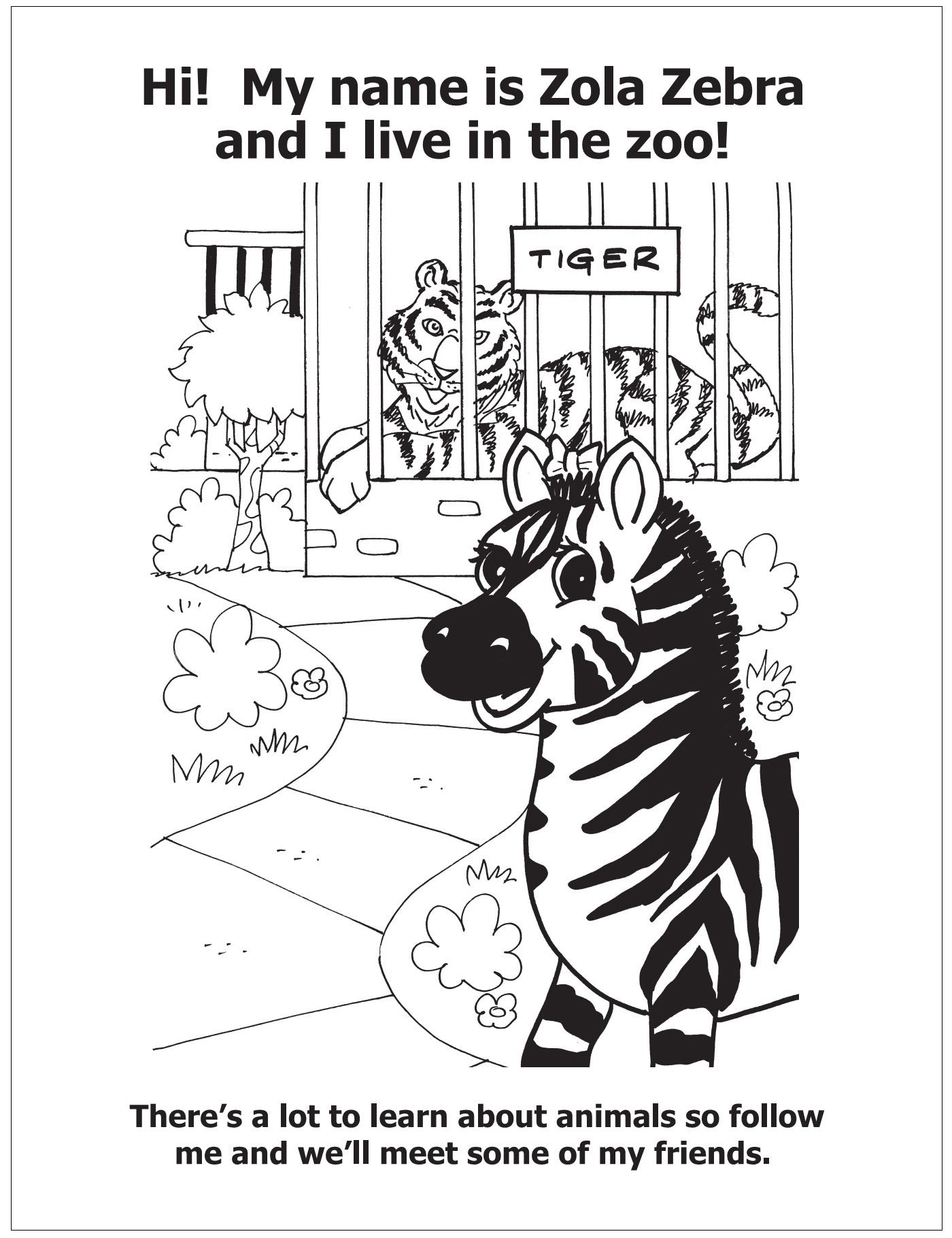 Zoo Animals Coloring Books - Add Your Imprint — ZoCo Products